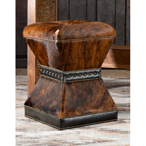 Winchester Cowhide Counter Stool | Western - Adobe Interiors