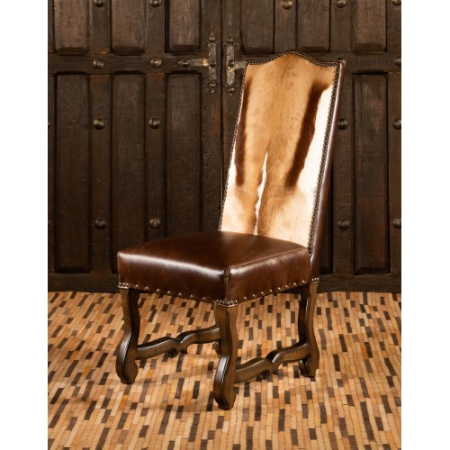 Impala Dining Chair | Western Style - Springbok Hide - Leather | Adobe ...