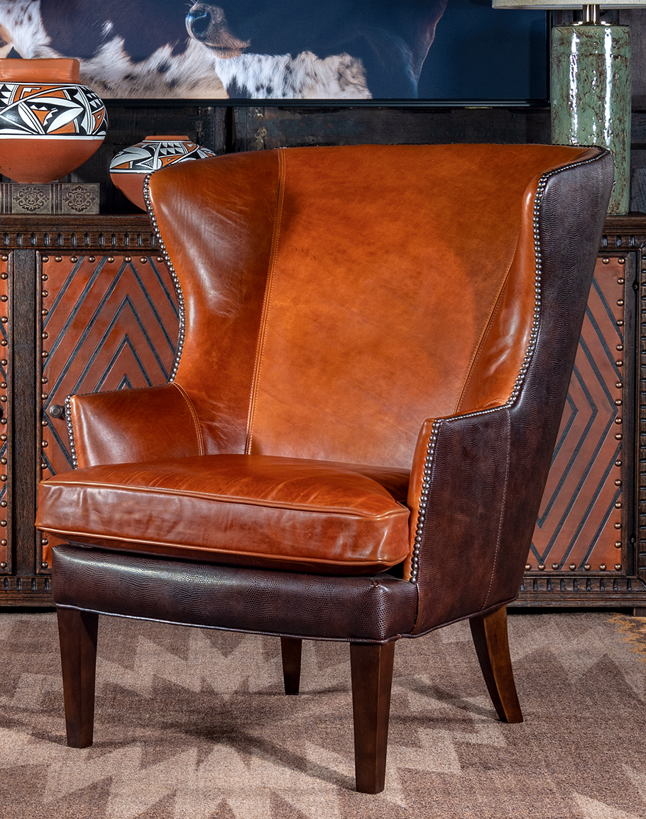 Sleek leather chair store